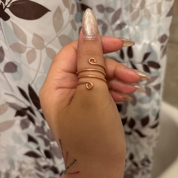 100% Pure Copper Therapy Ring for Pain Relief & Healing - Etsy