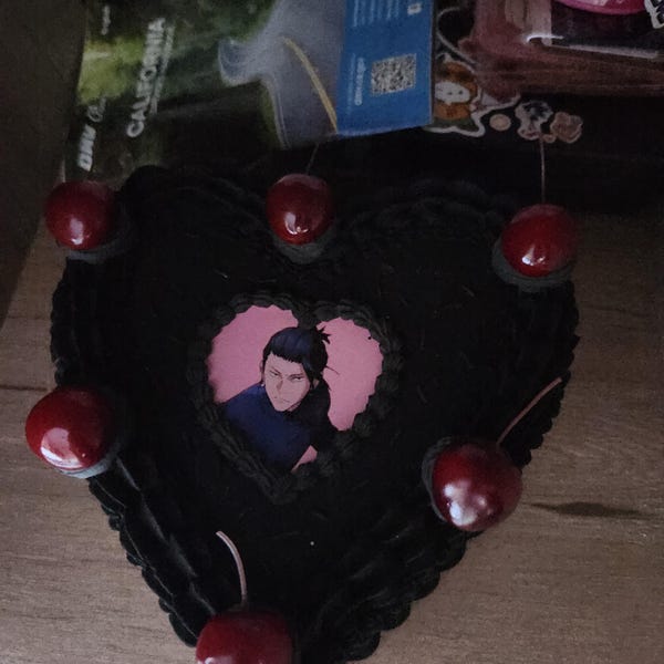 Fake Cake Mini Heart-shaped Cake Box With Sprinkles - Etsy