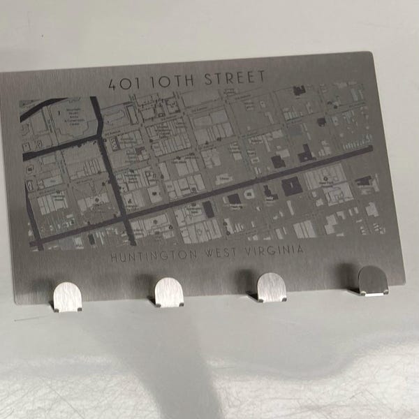 Personalised Map Location Family Key Holder - Etsy