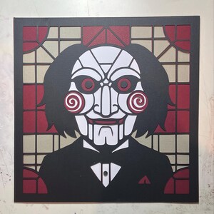 Psycho House – Stained Glass SVG Layered Design for Cutting Machines ...