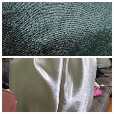 Navy Blue 100% Pure Silk Fabric by the Yard, 41 Inch Pure Silk Dupioni ...