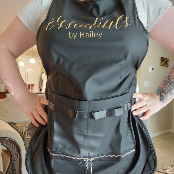 Custom Apron | Salon Apron | Beauty Salon Stylist and Barber Apron ...