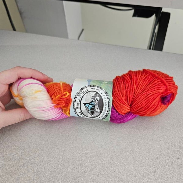 Cruel Summer Hand Dyed Variegated Yarn Fingering to Worsted Weight ...