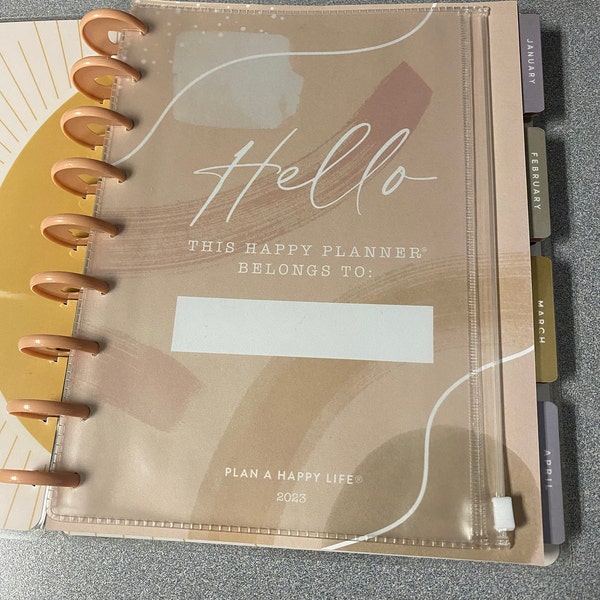 Happy Planner Pouch: Classic PVC Zipper Pocket - Etsy