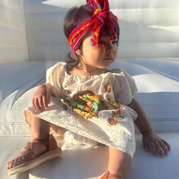 Huarache Sandal Baby Girl/ Mexican Sandals Girl/ Leather Sandals Girl ...