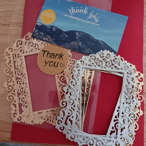 Die Cut Filmstrip Embellishments: Scrapbook Paper Frames (set of 8) - Etsy