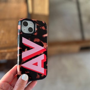 Corner Initials iPhone Case Custom Monogram iPhone 14 Pro Case iPhone ...