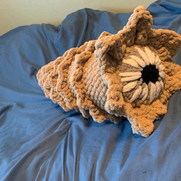 Amigurumi Sandworm Crochet Pattern. Scary Desert Worm Monster. No Sew ...
