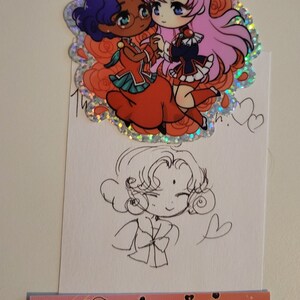 OMORI Aubrey and Bunnies Decora Fashion Cute Sticker - Etsy