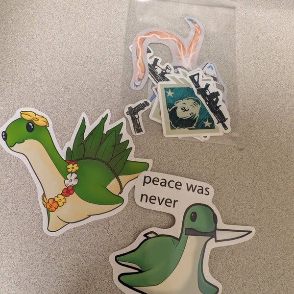 Plush Nessie Waterproof Sticker | Apex Legends - Etsy
