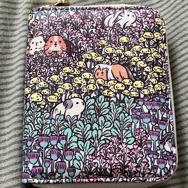 Long Haired Guinea Pig Guinea Pig and Lavender Woven Blanket in Purple ...