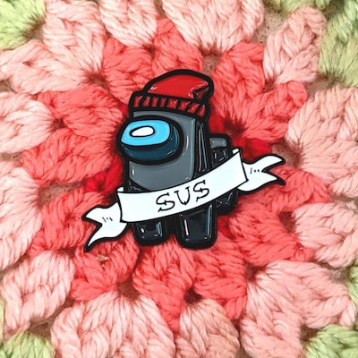 Among Us Inspired Sus Soft Enamel Pin - Etsy