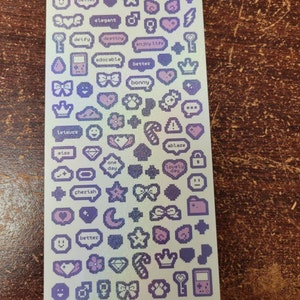 Bundle of 4 Kawaii Sticker Sheets, Cute Sticker Sheets - Etsy