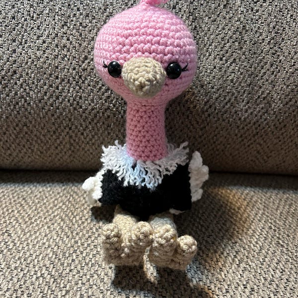 PATTERN: Olive the Ostrich - Crochet Ostrich Pattern - Amigurumi ...