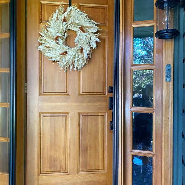 Everyday Farmhouse Greenery Eucalyptus Wreath Cottage Front Door Décor ...