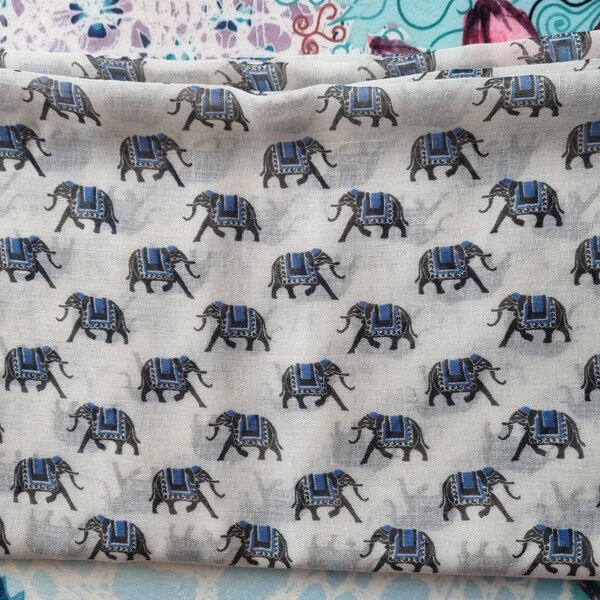 Navy Music Notes Print Infinity / Long Scarf Women's Accessories Gift ...