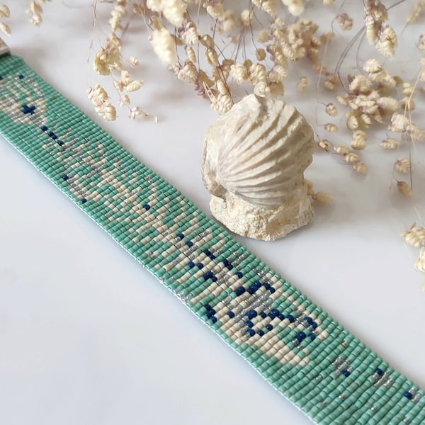 Shiny Dragonfly Loom Bracelet Pattern, Miyuki Delica PDF Pattern, Bug ...