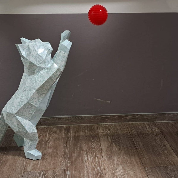 Pepper Low Poly Papercraft PDF Template Paper Food Fruits Vegetables ...