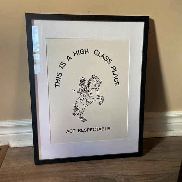 Cowboy Western Print, Cowboy Playing Card Digital Poster, Modern Rodeo ...