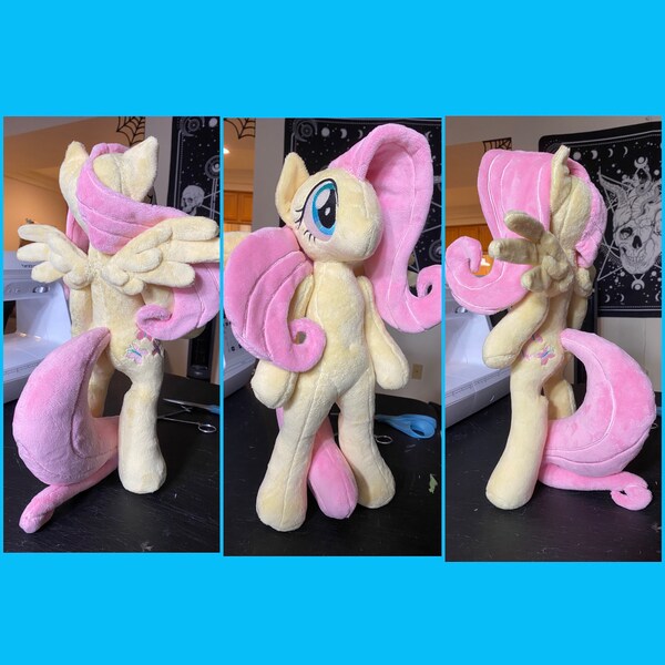 Pony Mare Plushie Sewing Pattern 21 Minky Stuffed Plush Animal Template ...