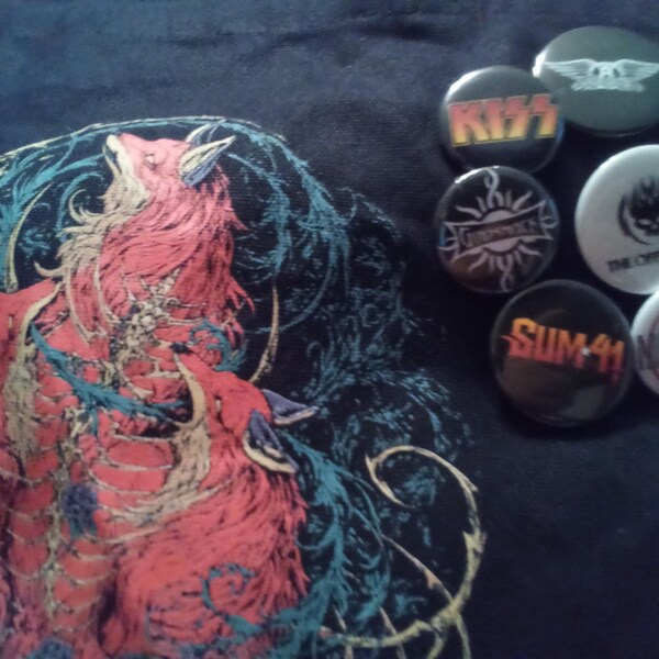 Rock Band Pins, Band Pins, Rock Pins - Etsy