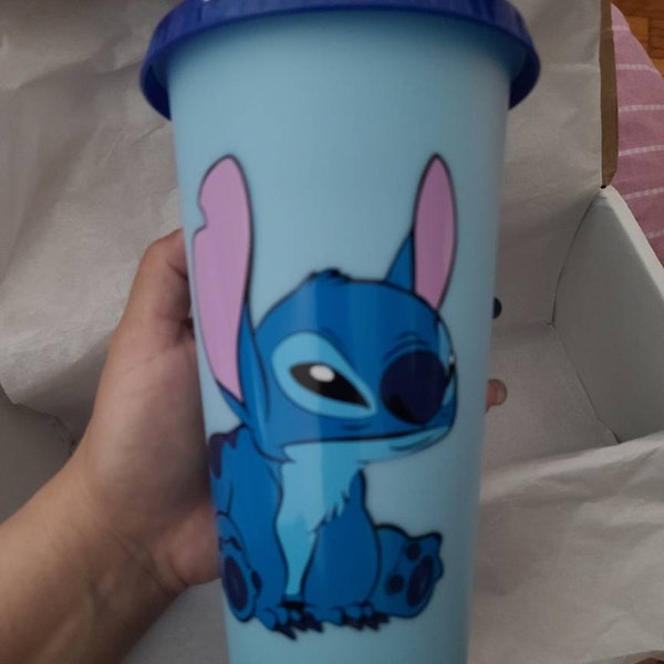 Stitch Inspired Color Changing Cup or Clear Tumbler With Name - Etsy
