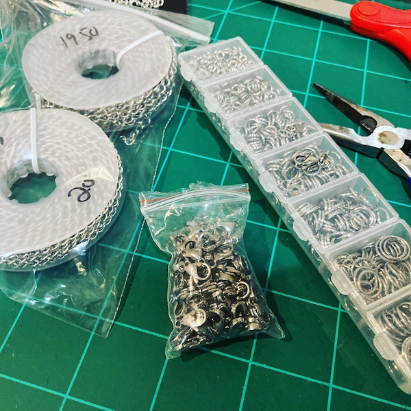 Stainless Steel Chain, Bulk Extender Twist Chain, Charm Bracelet Chain ...