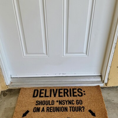 Jack and Rose Doormat, Jack and Rose Door Mat, Jack Rose Doormat, Cute ...