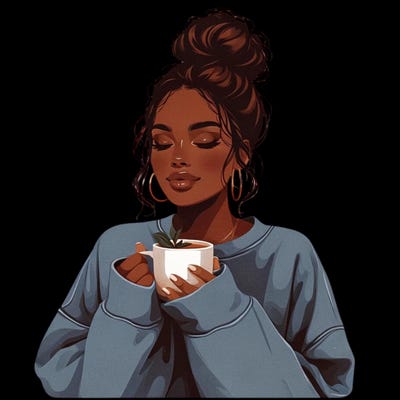 Summer Black Girls PNG, 40 Beach Girls Cliparts, Afro Chibi Clipart PNG ...