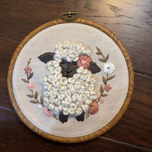 Floral Window Embroidery Pattern, Beginner Hand Embroidery, Beautiful ...