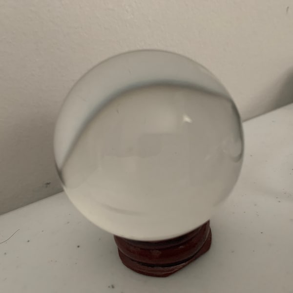 Crystal Ball,clear Leaded Crystal Glass,gazing Crystal Ball,sphere ...