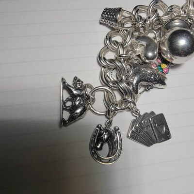 Cross Charm, Cross With Infinity Symbol, Sterling Silver Cross Charm ...