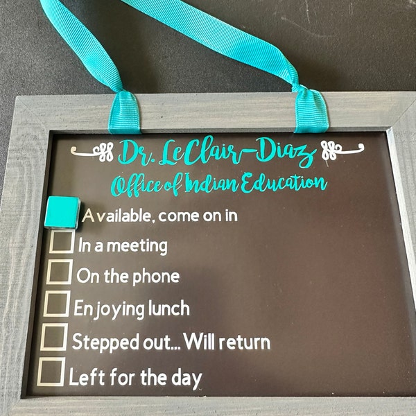 Office Door Sign,stepped Out Sign,we Will Be Back,office Closed Sign ...