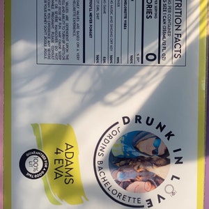 Happy Birthday Sticker, HBD, Custom Seltzer Sticker, Can Label ...