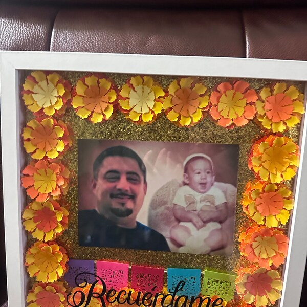 Recuerdame Shadow Box, Memorial Shadow Box, Ofrenda, Memorial Shadow ...