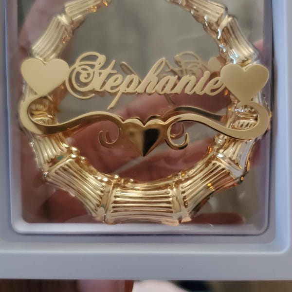 Custom Name Bangle, Letter Bangle18k, Name Bangle,personalized Letter ...