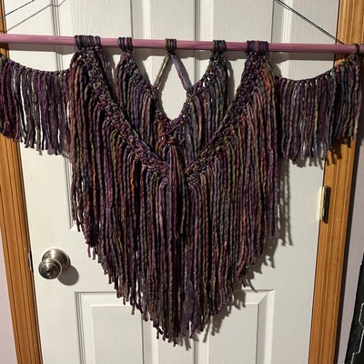 Colorful Sennits Macrame Wall Hanging DIGITAL PDF PATTERN Boho Macrame ...