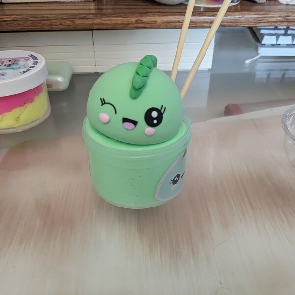 Blue Alien Icee Slime: DIY Clay Slime Kit (6oz) - Etsy