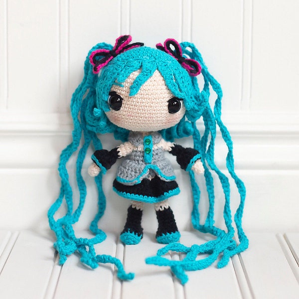 XVA Format Only! Miku Princess. Amigurumi Pattern/ Crochet Doll Pattern ...