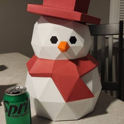 Ghost Papercraft 3D DIY Low Poly Paper Crafts Halloween Wall Decor ...