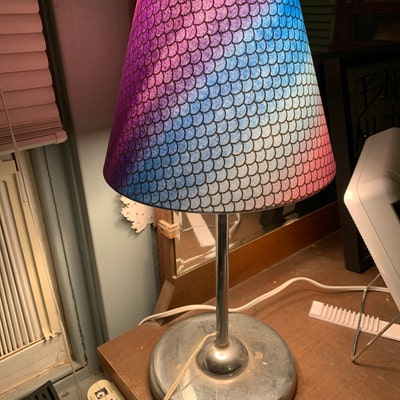 Mermaid Lamp Shade. shade Only Dragon Scale. Fish Scale. Shades Are 9.5 ...