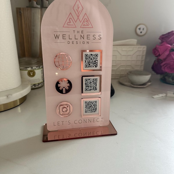 Virtual Tip Jar Sign - Mini QR Code Sign - Feeling Tipsy? - Frosted ...