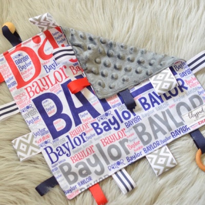 Personalized Fabric Panel/free Shipping/quilt Square/name Fabric/quilt ...