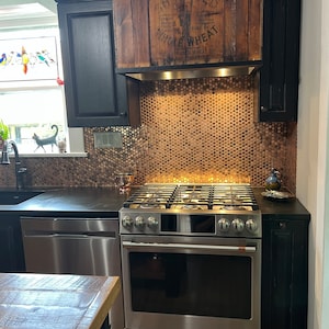 Tile Sheets of US Copper Pennies. Penny Floor and Backsplash Tiles ...