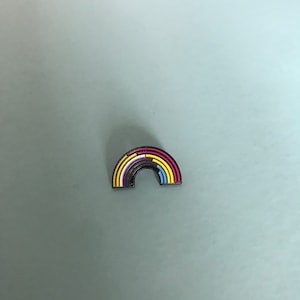 Aroace Rainbow Pin Aro Pride Accessory Badge Aromantic | Etsy