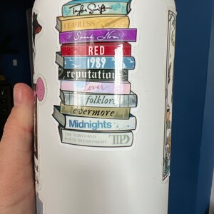 Happy Place Book Stack Sticker - Etsy