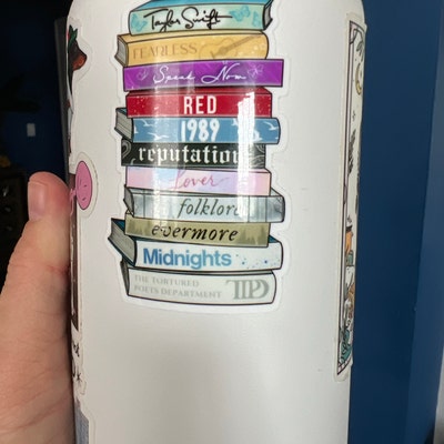 Happy Place Book Stack Sticker - Etsy