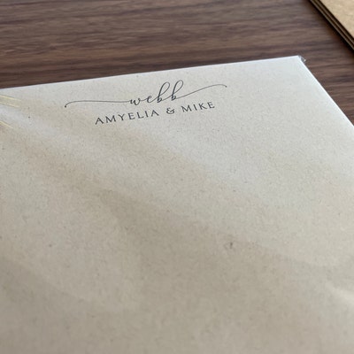Personalized Note Card Set HANDWRITING HELLO Fun Note - Etsy