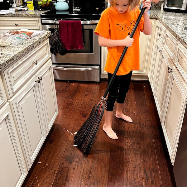 Handmade Broom, House Broom, Country Kitchen Decor, Rainbow Sweeper ...