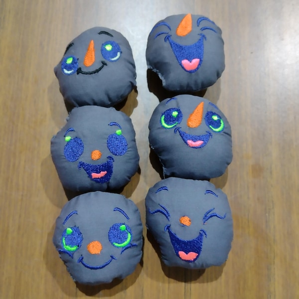 Snowball for Playing Snow Fight SET of 6 ITH in the Hoop Machine ...